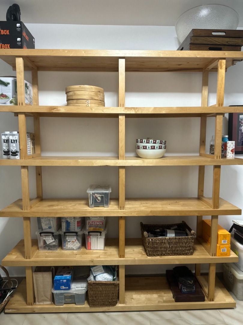Large Wooden Shelf, Furniture & Home Living, Furniture, Shelves ...