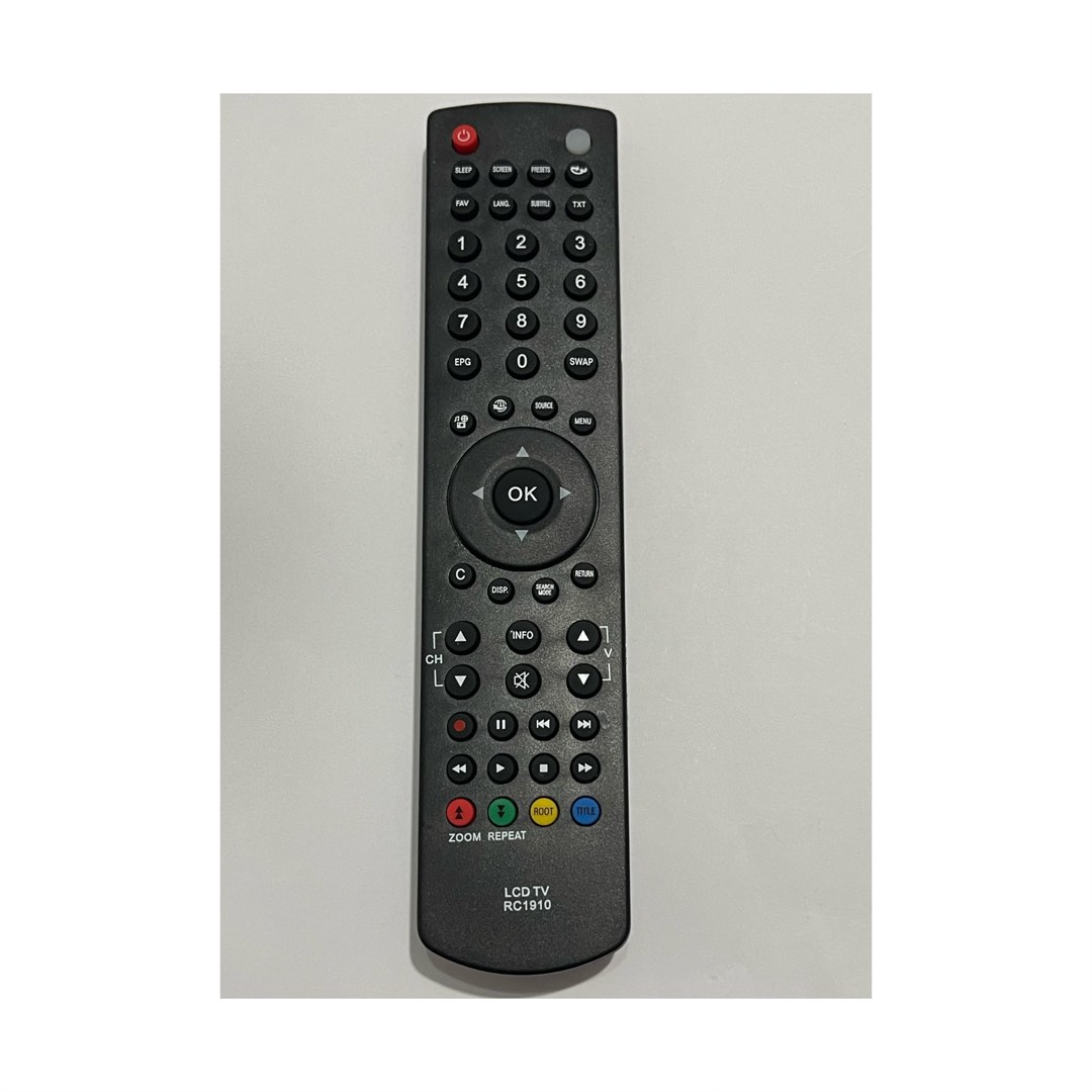 LCD TV RC1910 Remote Control, TV & Home Appliances, TV & Entertainment ...