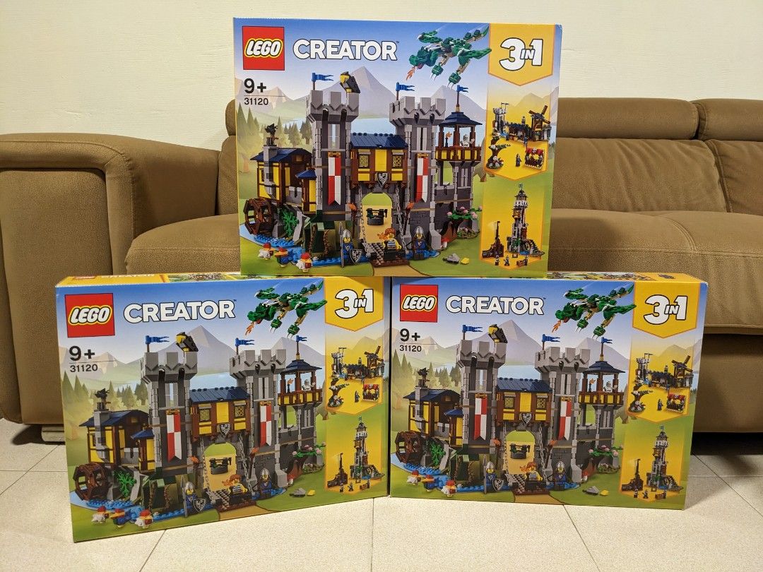 Lego 31120 - 3 in 1 Medieval Castle, Hobbies & Toys, Toys & Games on ...