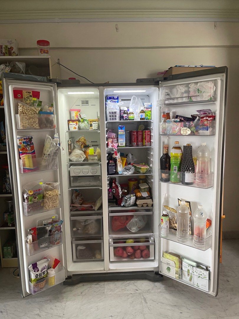 LG double door refrigerator / fridge with inverter linear compressor ...