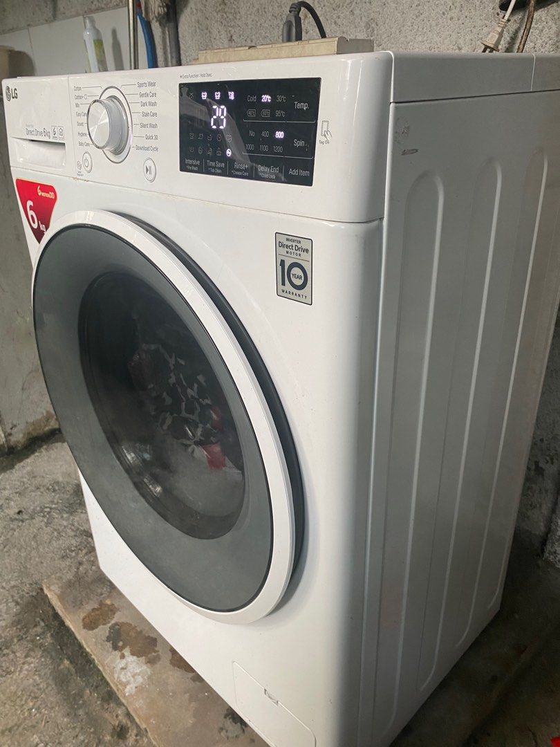 LG Front load WM 6kg, TV & Home Appliances, Washing Machines and Dryers ...