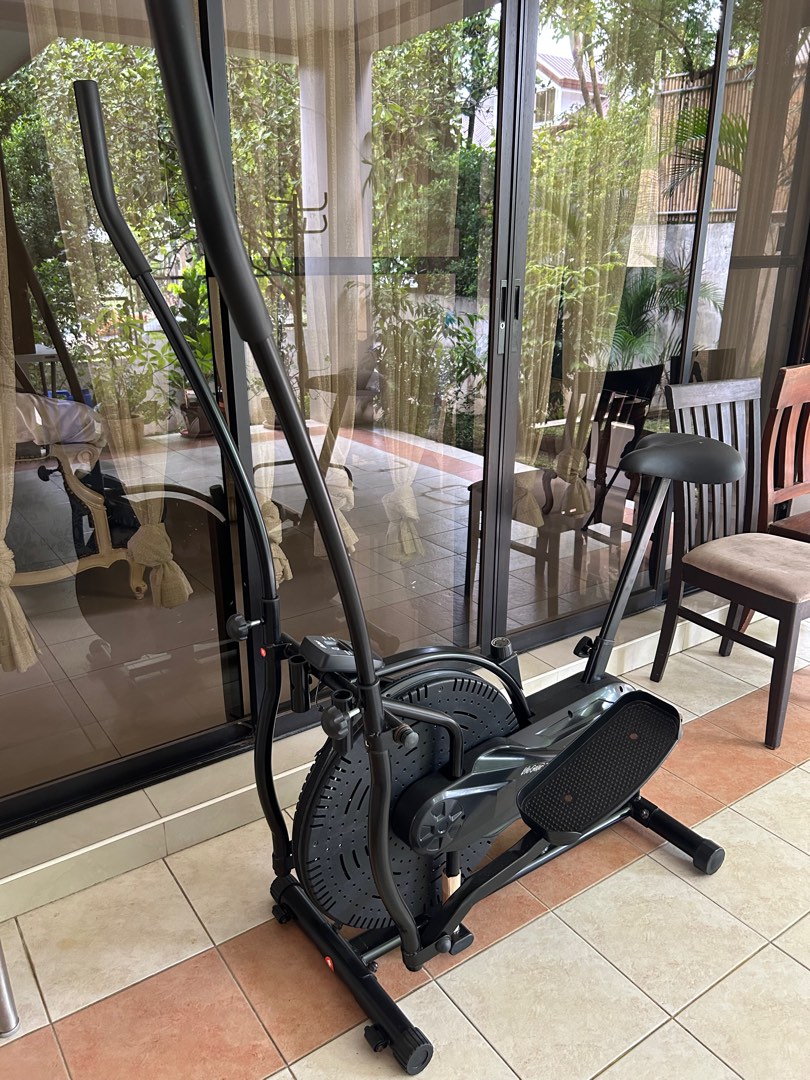 Life Gear 2-in-1 Elliptical Bike and Trainer, Sports Equipment ...