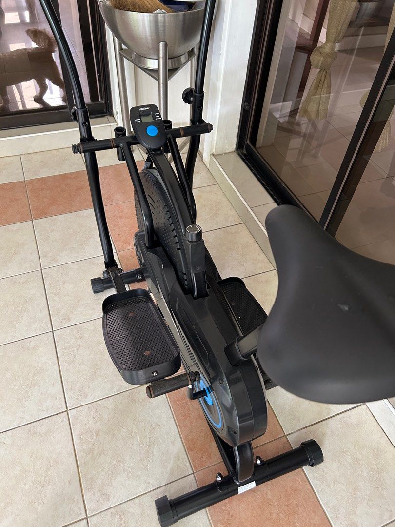 Life Gear 2-in-1 Elliptical Bike and Trainer, Sports Equipment ...
