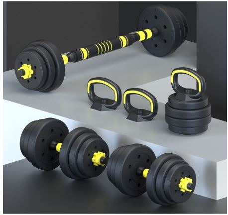 Livfit New Premium Dumbbell 20/30/40kg Dumbbell Barbell Adjustable ...