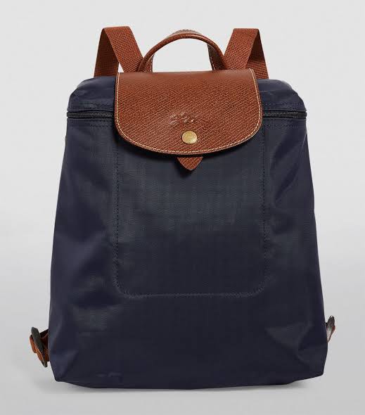 Longchamp Classic Backpack (Navy Blue), Women's Fashion, Bags & Wallets ...