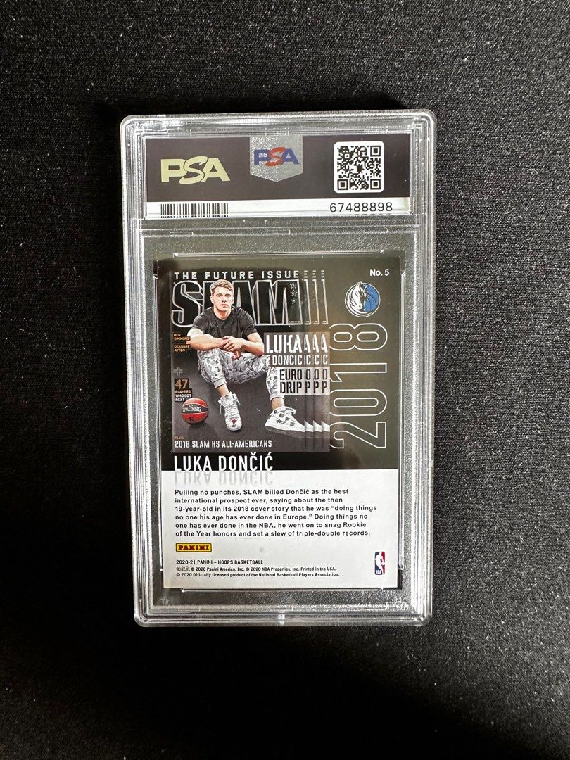 Luka Doncic Rookie Slam Winter PSA 9, Hobbies & Toys, Memorabilia ...