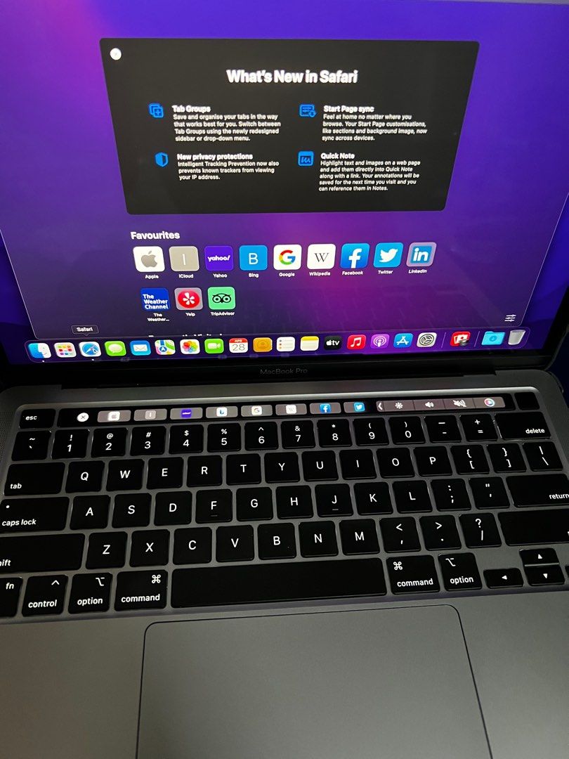 MacBook Pro m1 Touch Bar Like new, Computers & Tech, Laptops ...