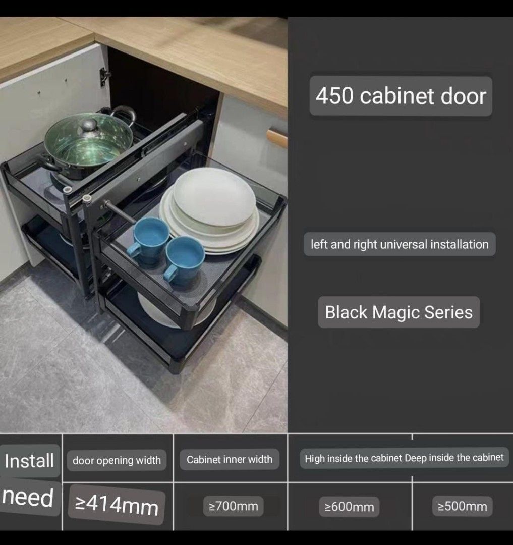 Magic rack pull out, Furniture & Home Living, Bathroom & Kitchen ...