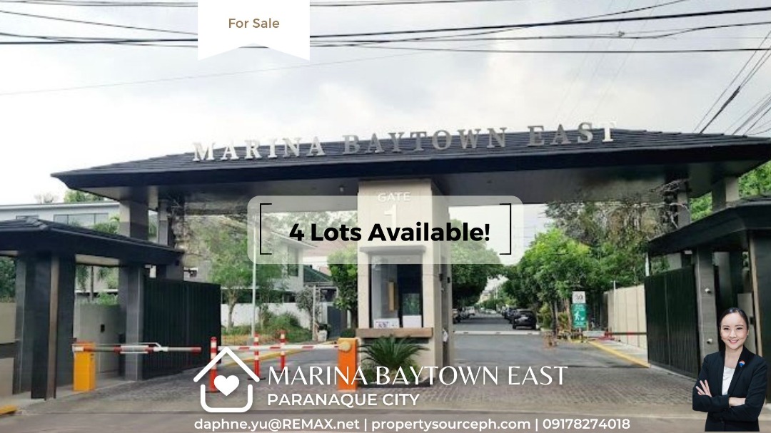 Marina Baytown East Vacant Lots for Sale! Paranaque City, Property, For ...