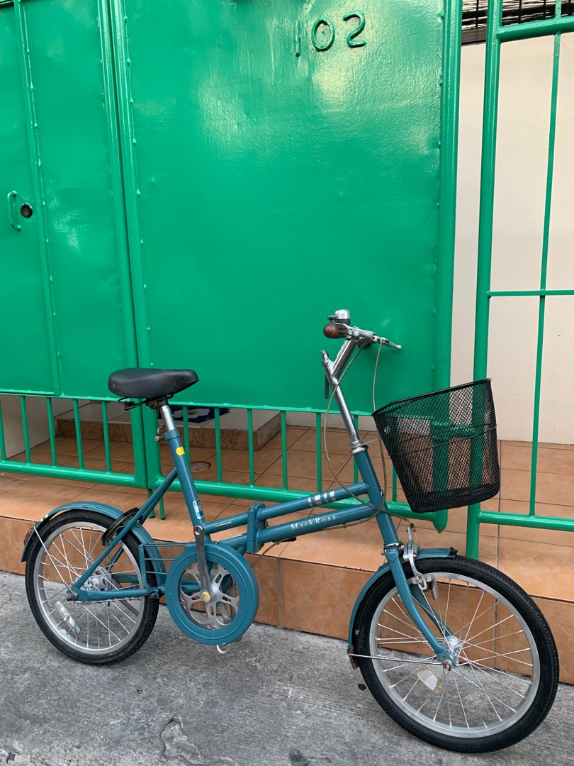 MARK ROSA FOLDING BIKE ALLOY WITH BASKET on Carousell