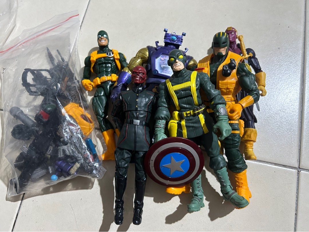 marvel legends hydra set red skull captain america, Hobbies & Toys ...