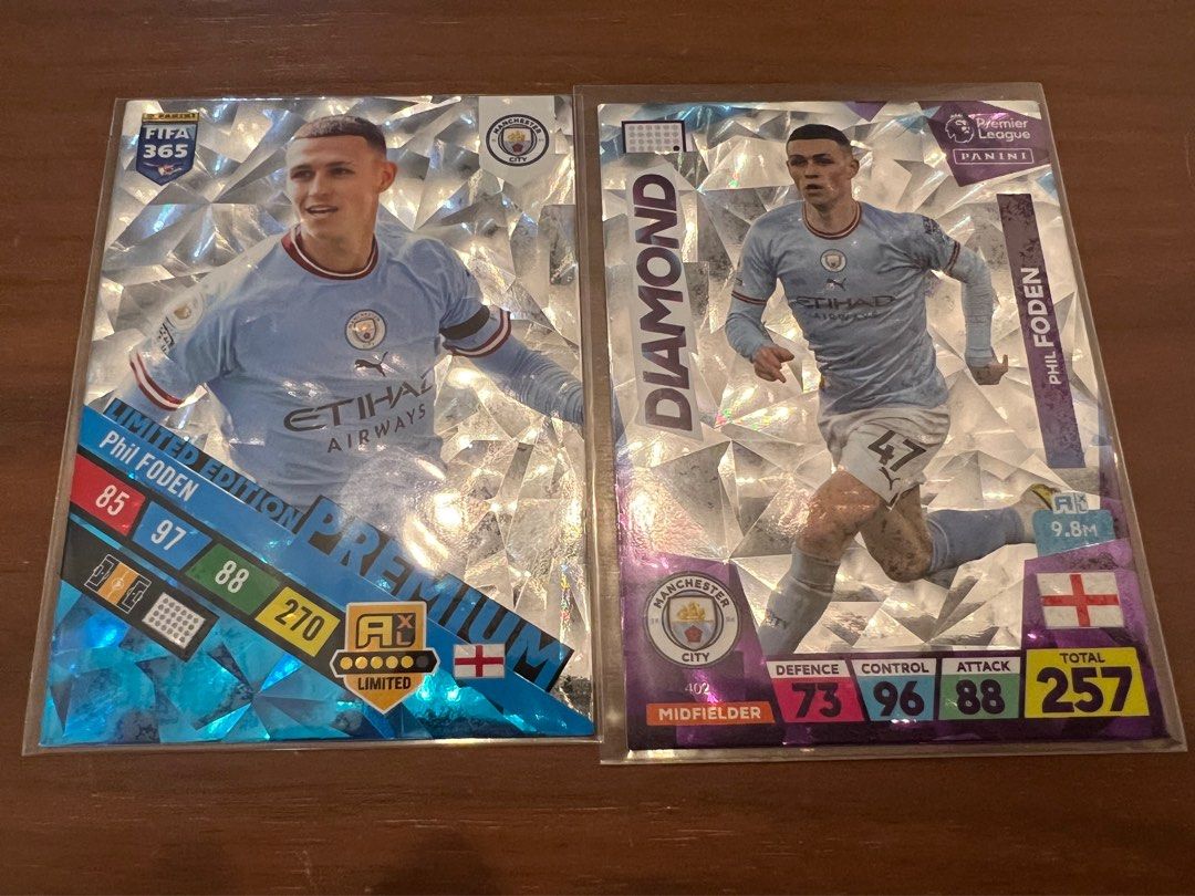 Match Attax 22/23 Phil Foden diamond cards, Hobbies & Toys, Memorabilia ...