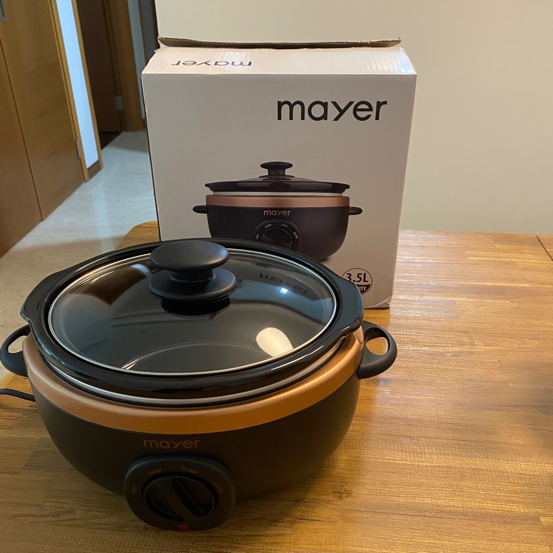 Mayer slow cooker 3.5L, TV & Home Appliances, Kitchen Appliances ...