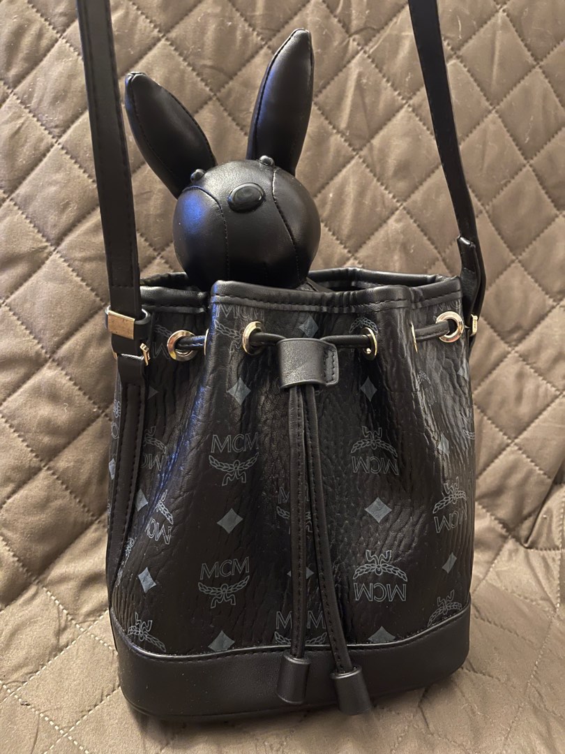 MCM Limited Edition Bunny Bucket Crossbody on Carousell