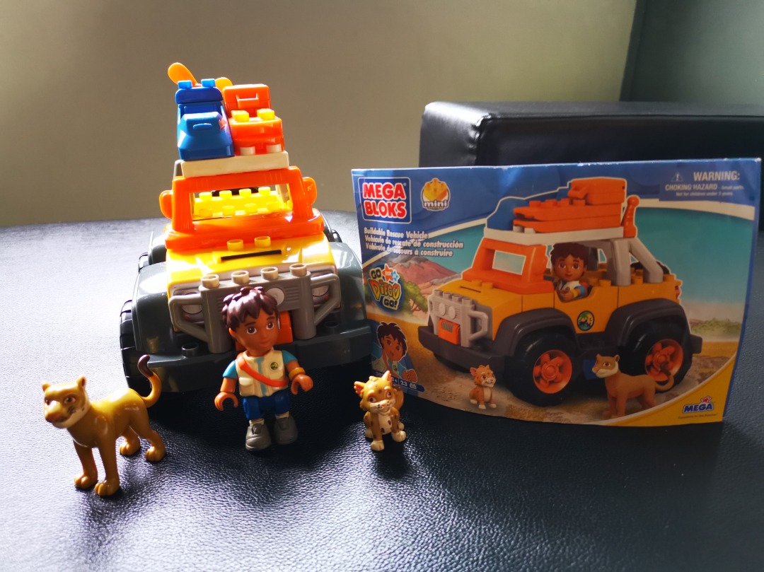 Mega Bloks Go Diego Go! Buildable Rescue Vehicle (3+ years), Hobbies ...