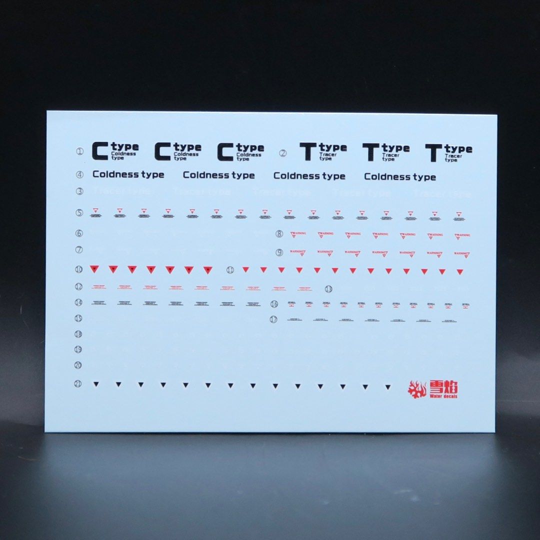 MG Gundam F90 C Type T Type neon Gundam decal 高達 F90 C型 T型 螢光高達水貼, 興趣及 ...