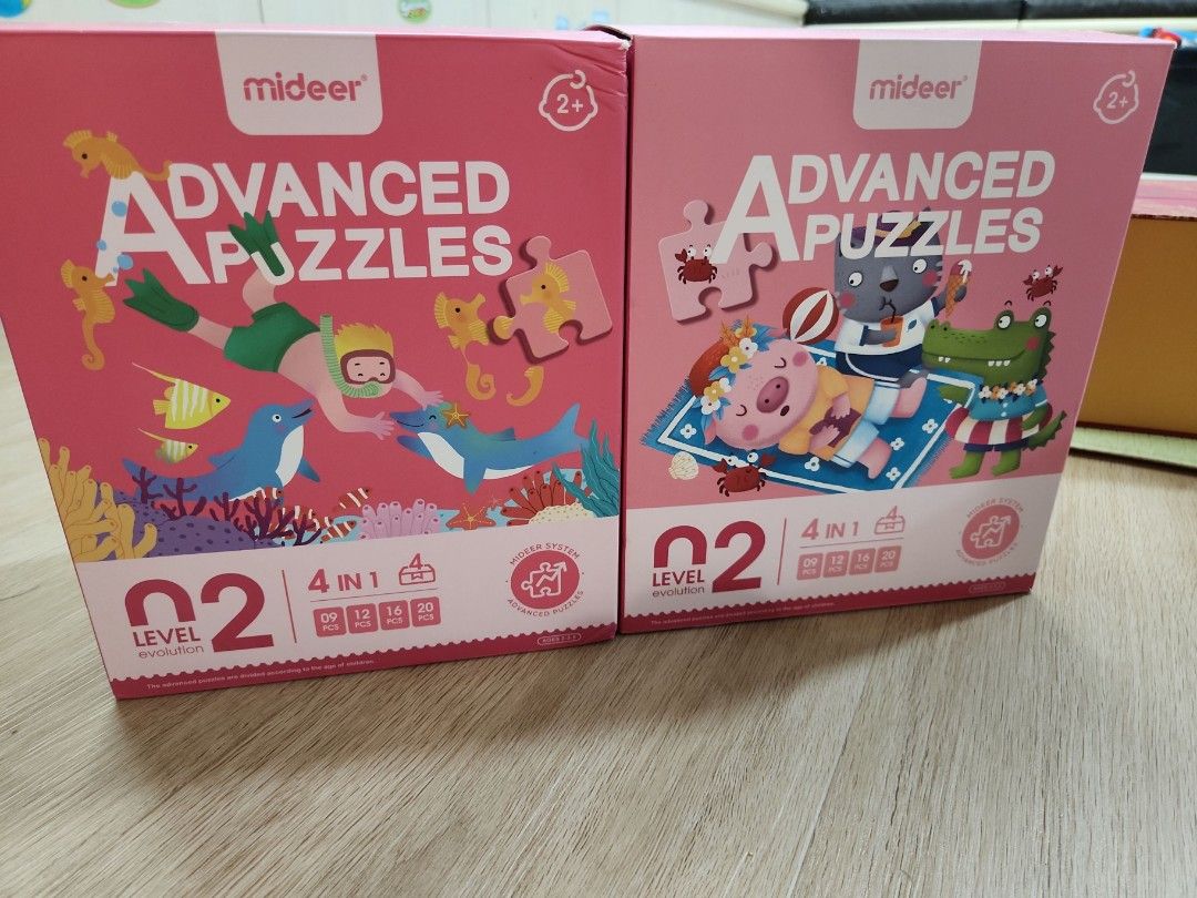 Mideer level 2 puzzles, Babies & Kids, Infant Playtime on Carousell