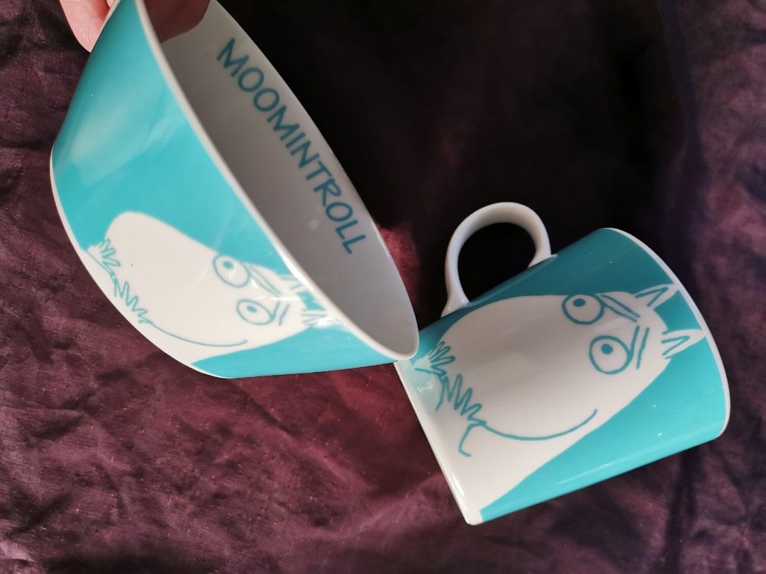Moomin 6-piece dinner set on Carousell