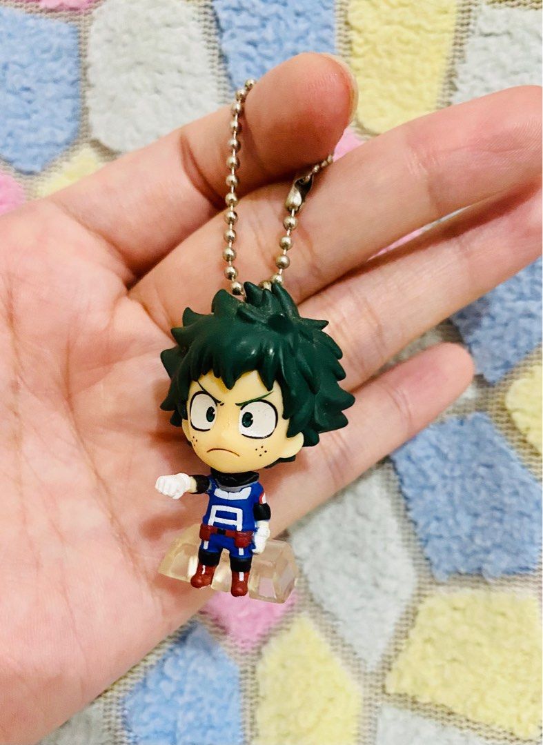 My hero academia DEKU mini fig charms w/ stand, Hobbies & Toys, Toys ...