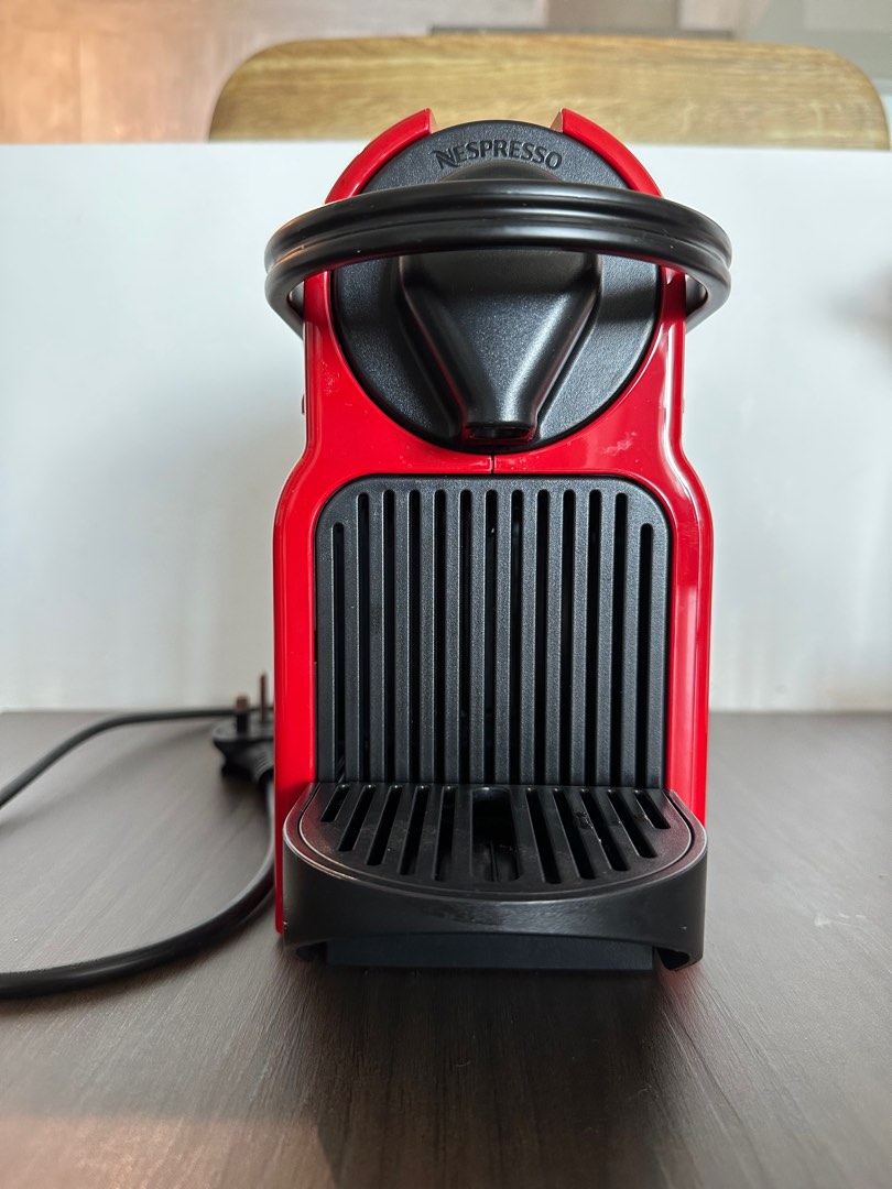 Nespresso Inissia Ruby Red, TV & Home Appliances, Kitchen Appliances ...