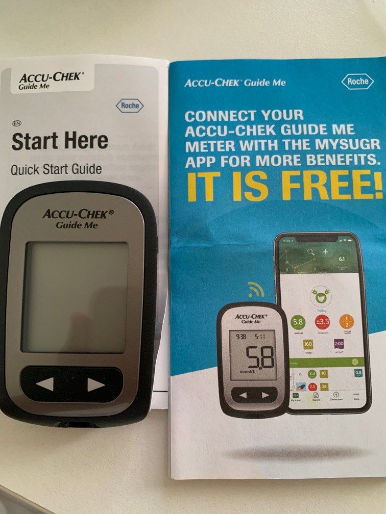 New Accu chek meter only, Health & Nutrition, Medical Supplies & Tools ...