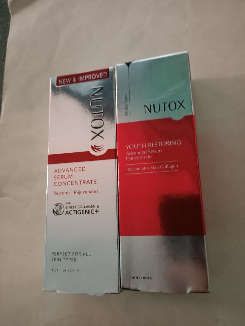New Nutox Advanced Serum Concentrate, Nutox Youth Restoring Advanced Serum, Beauty & Personal ...