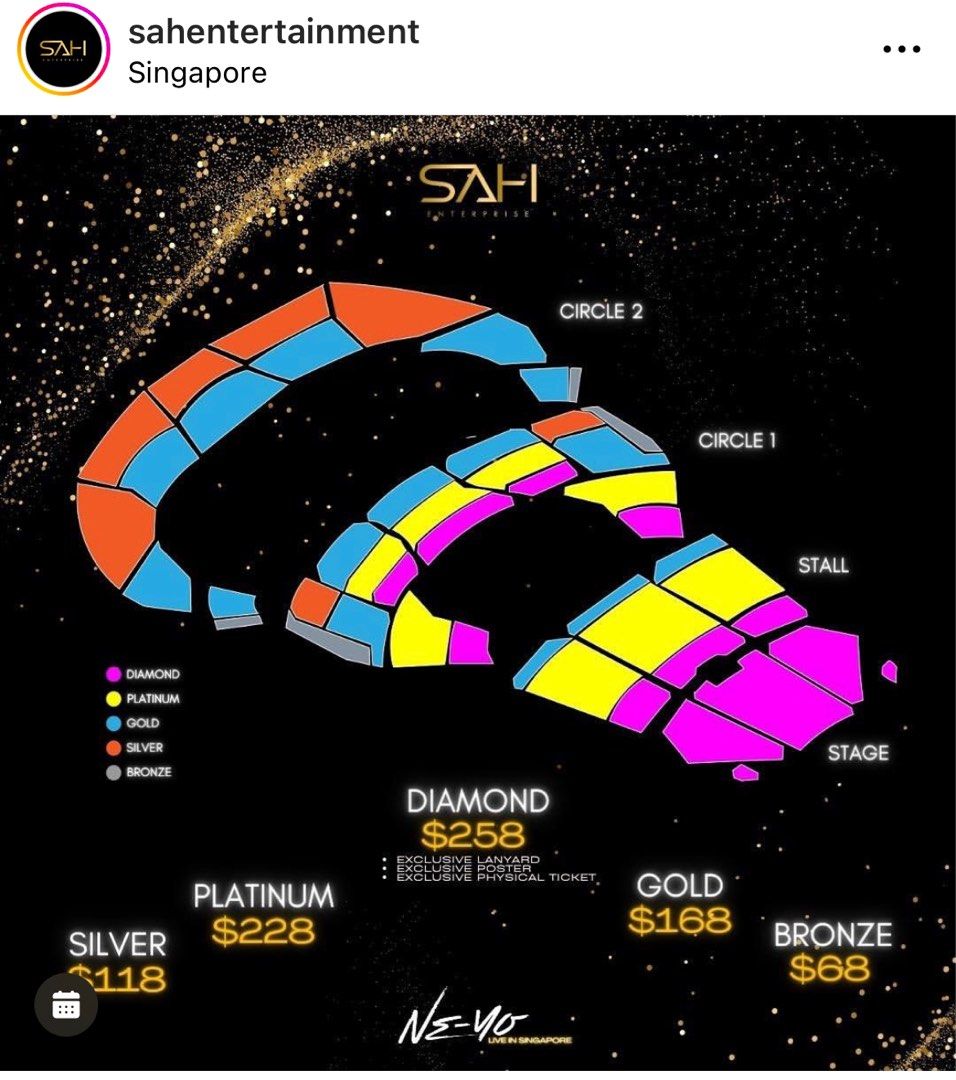 Ne-yo concert x 1 Platinum ticket, Tickets & Vouchers, Event Tickets on ...