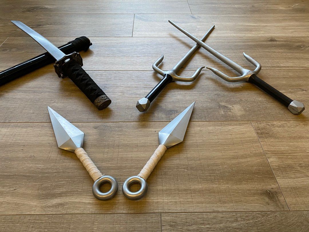 🇯🇵 Ninja weapons (Dagger, Gloves, Kunai, Nunchucks), Hobbies & Toys ...