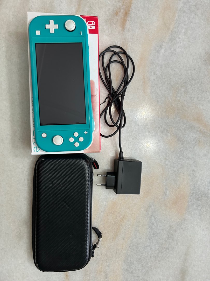 Nintendo switch lite (Turquoise), Video Gaming, Video Game Consoles ...
