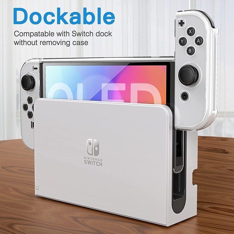 Nintendo Switch OLED Model Carrying Case, 9 in 1 Accessories Kit for ...