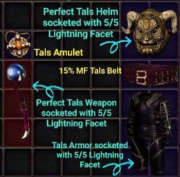 (Non-Ladder) Full Tal Rasha Lightning Skill Set with 03x5/5 Lightning ...
