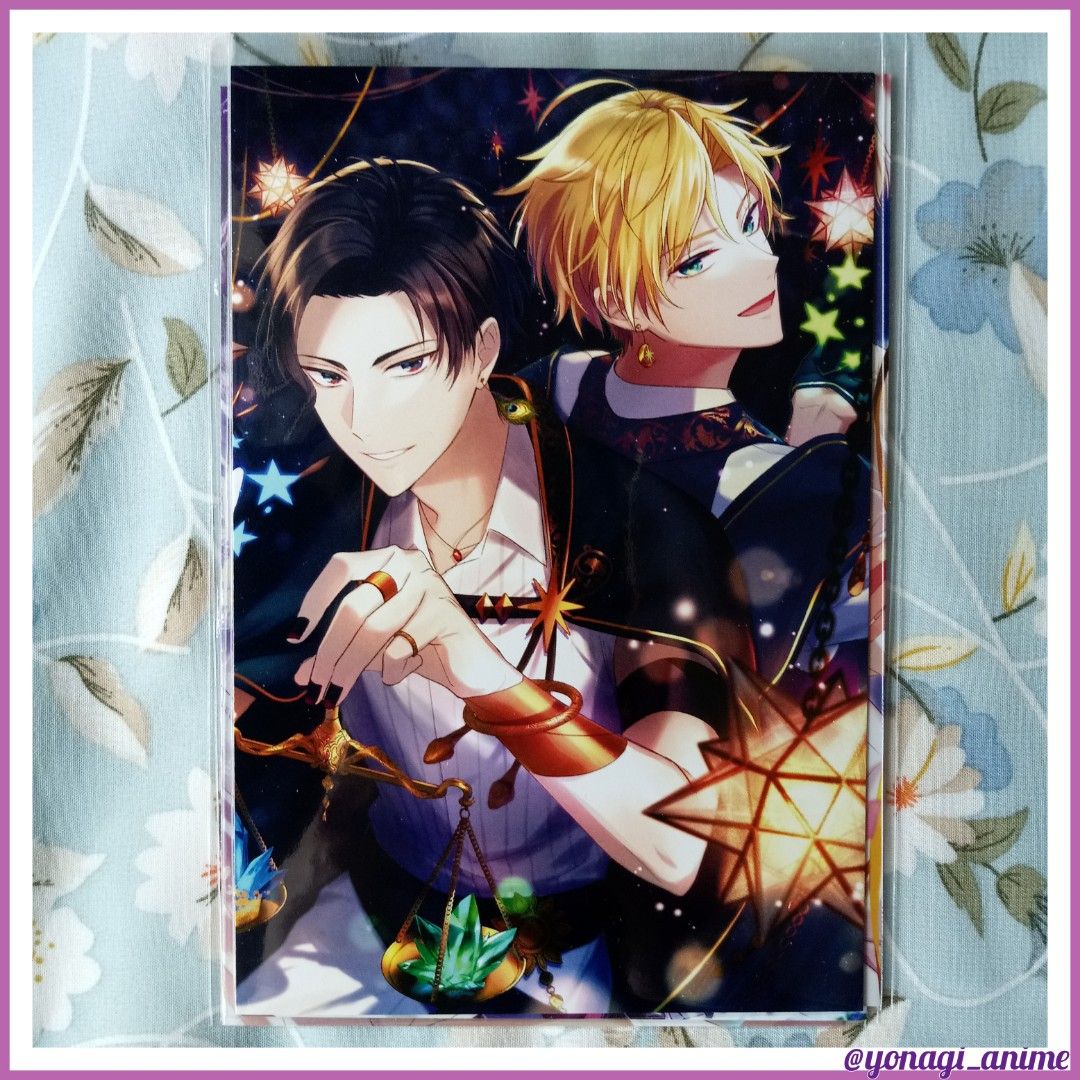 Obey Me postcard Lucifer Levi Beel Belphegor Satan Diavolo Barbatos, 興趣 ...