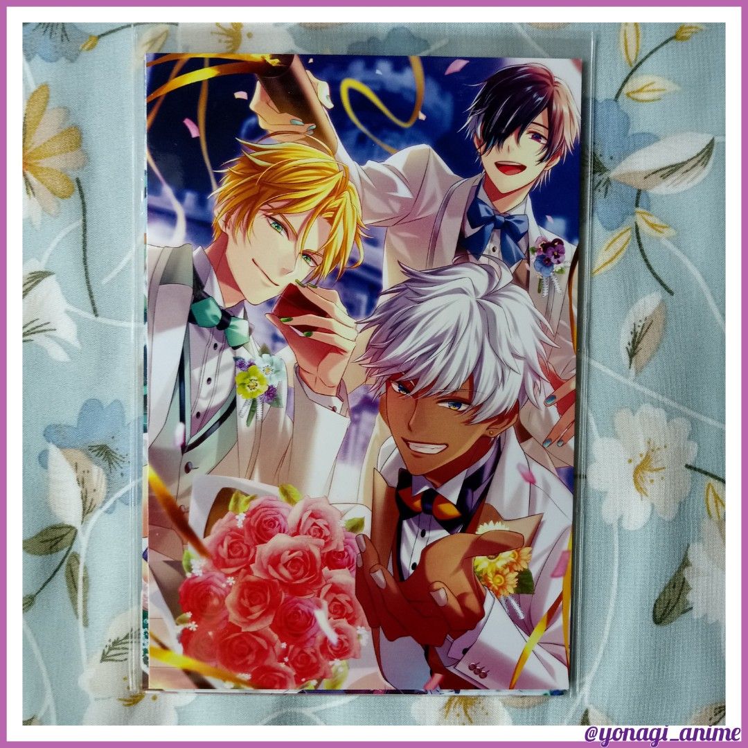 Obey Me postcard Lucifer Levi Beel Belphegor Satan Diavolo Barbatos, 興趣 ...