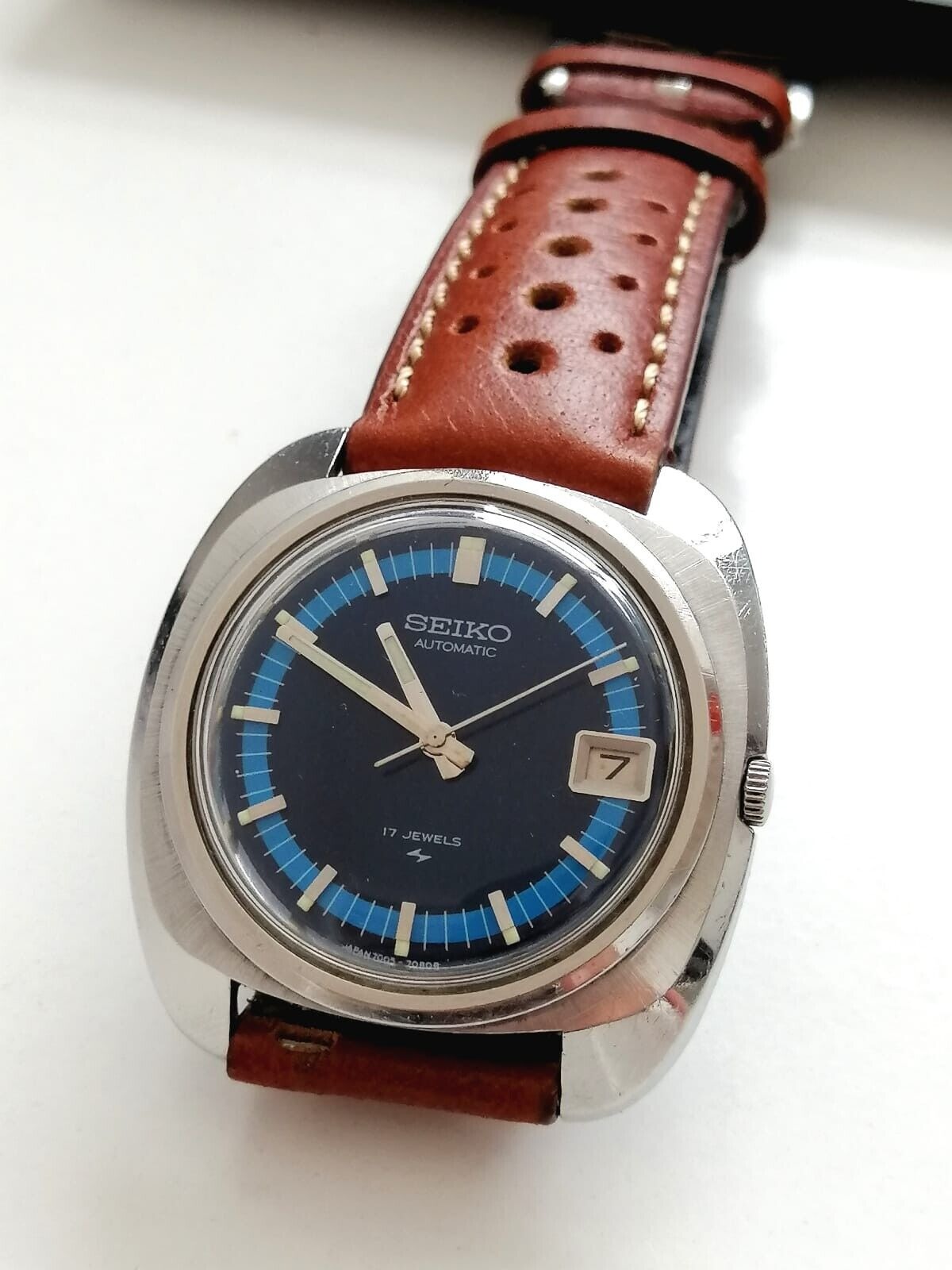 OMG Rare! Vintage June 1974 Seiko Seikosha DAINI 7005A-7089 JDM 17J ...