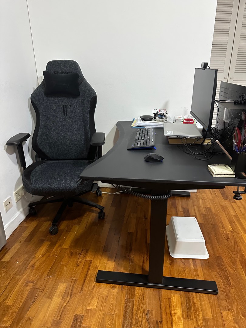 Omnidesk electric ergonomic study large and secret lab chair - top ...