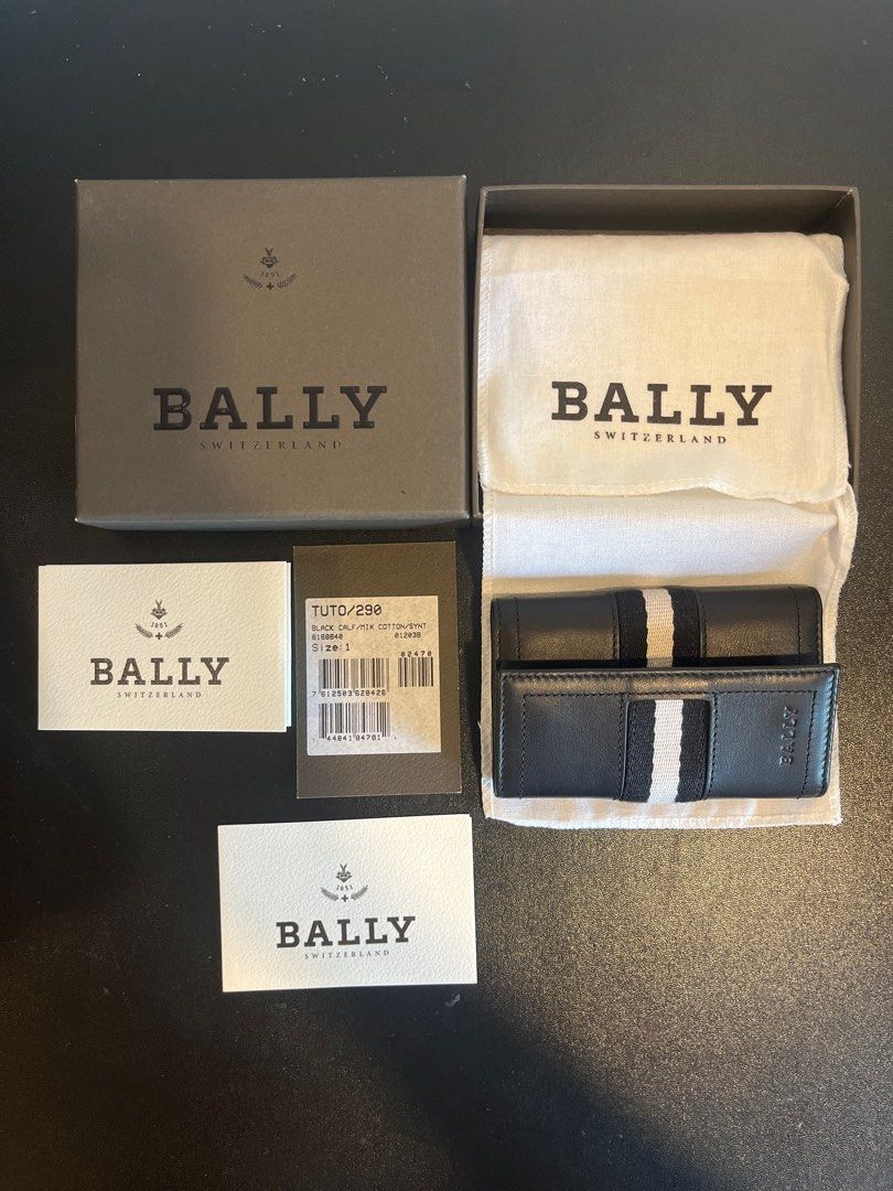 Original Bally Key Wallet Tuto 290 in Black, Men's Fashion, Watches & Accessories, Wallets ...