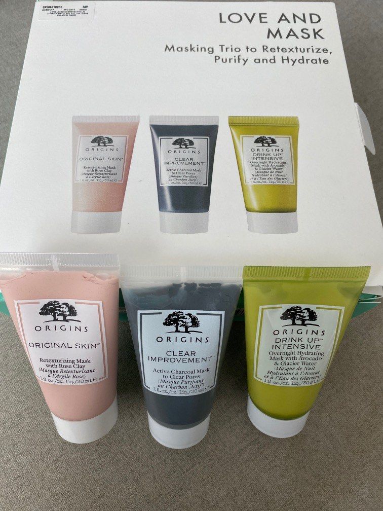 Origins love and mask masking trio original skin clear improvement ...