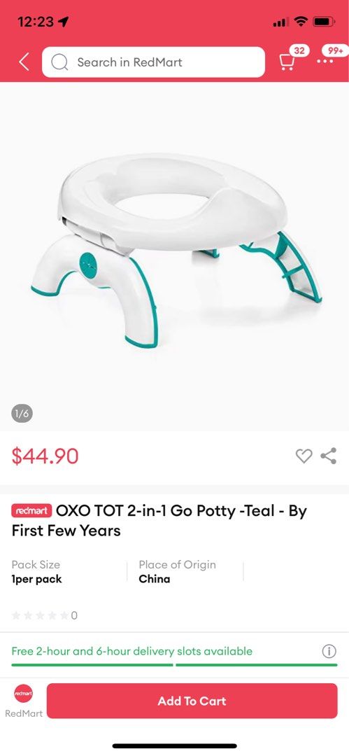 Oxo tot 2 in 1 go potty, Babies & Kids, Going Out, Other Babies Going Out Needs on Carousell