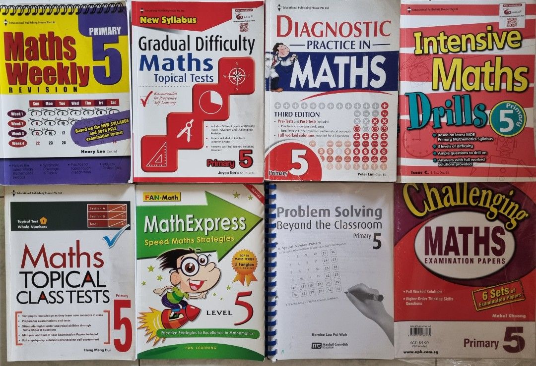 P5 Math Assessment-Math Weekly,Gradual Difficulty Math,Diagnostic ...