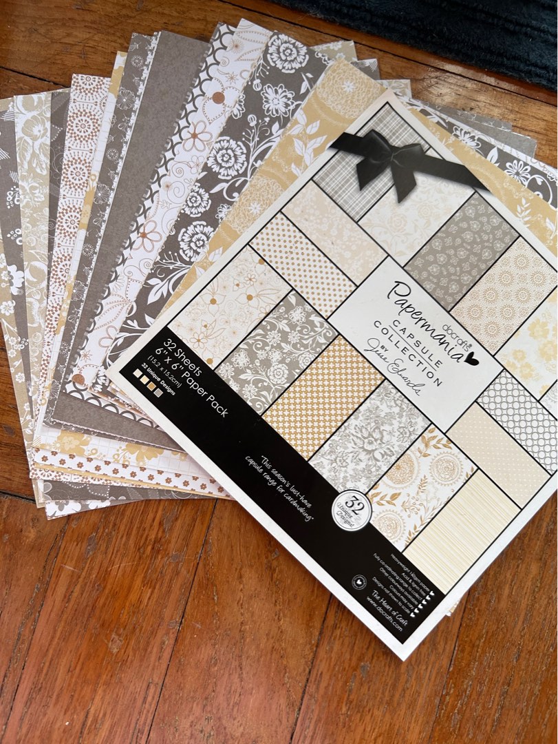 Paper mania Capsule Collection Scrapbook Paper, Hobbies & Toys ...