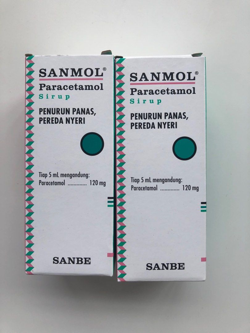 Paracetamol syrup Sanmol 60ml, Health & Nutrition, Health Supplements ...