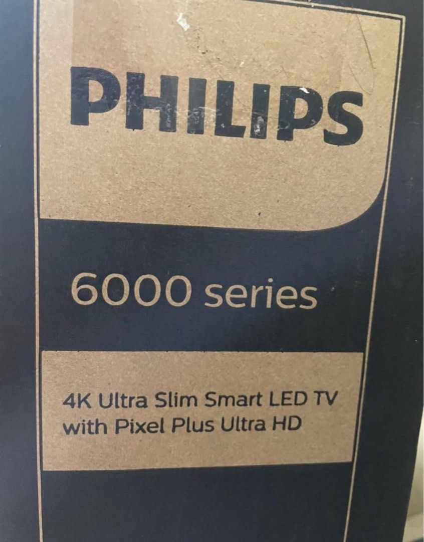 Philips 4k smart tv 43 Inch Tv 6000 Series, TV & Home Appliances, TV ...