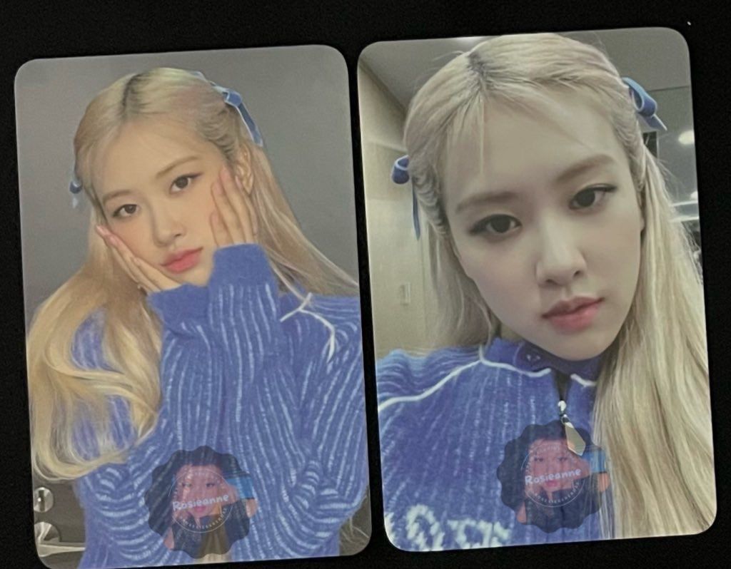 Photocard Rose pipi R POB Ktown4u pc blackpink, K-Wave di Carousell