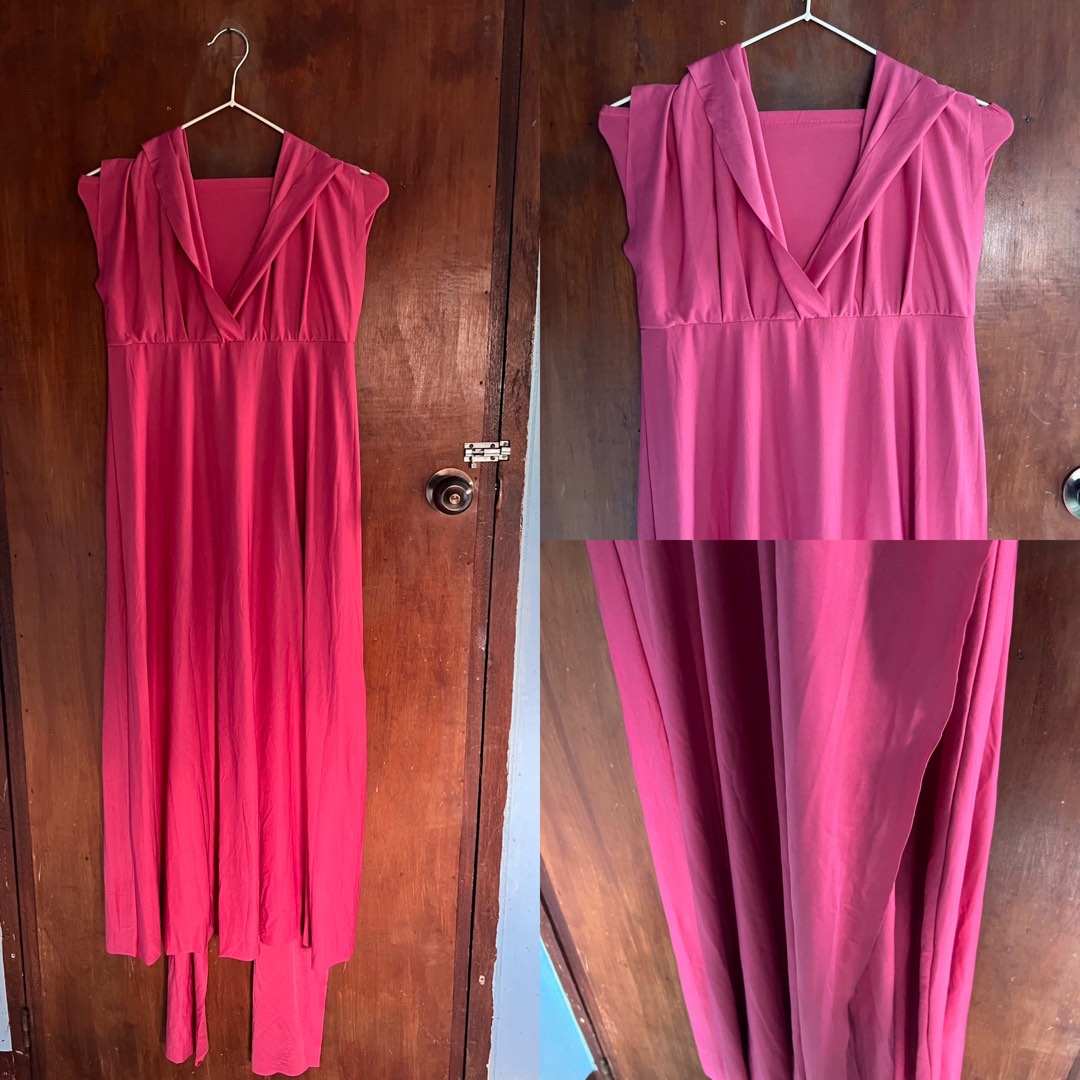 Pink Infinity Gown on Carousell