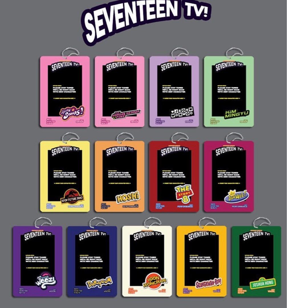 [PO] (BATCH 1)( WTS/LFB) SEVENTEEN ACRYLIC PHOTOCARD PC HOLDER KEYCHAIN || Scoups Seungcheol ...