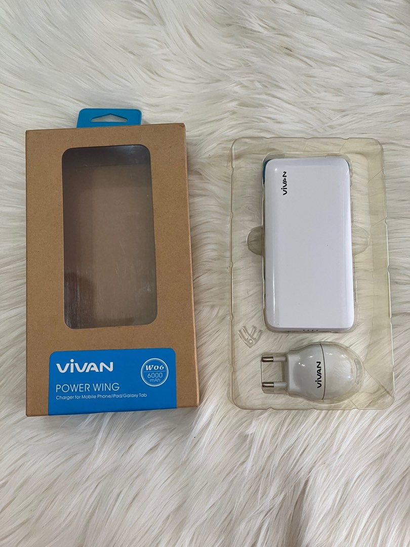 Powerbank Vivan 6000MAH, Telepon Seluler & Tablet, Aksesoris Tablet & Handphone, Power Bank ...
