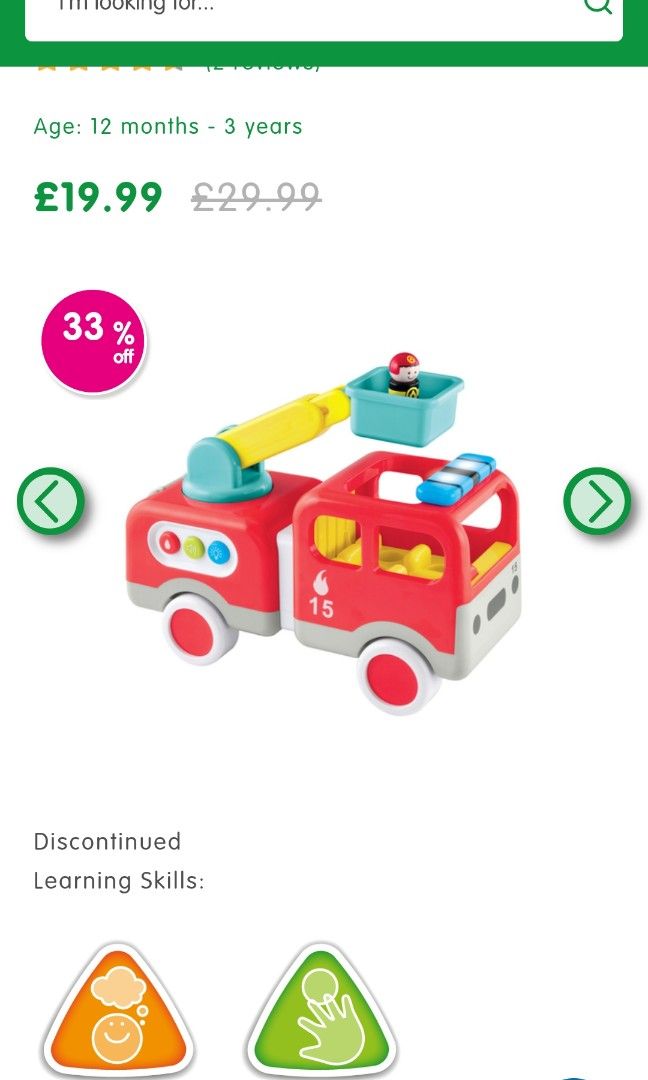 Preloved Dump truck, ELC Firetruck and Vtech Bus with songs, Hobbies ...