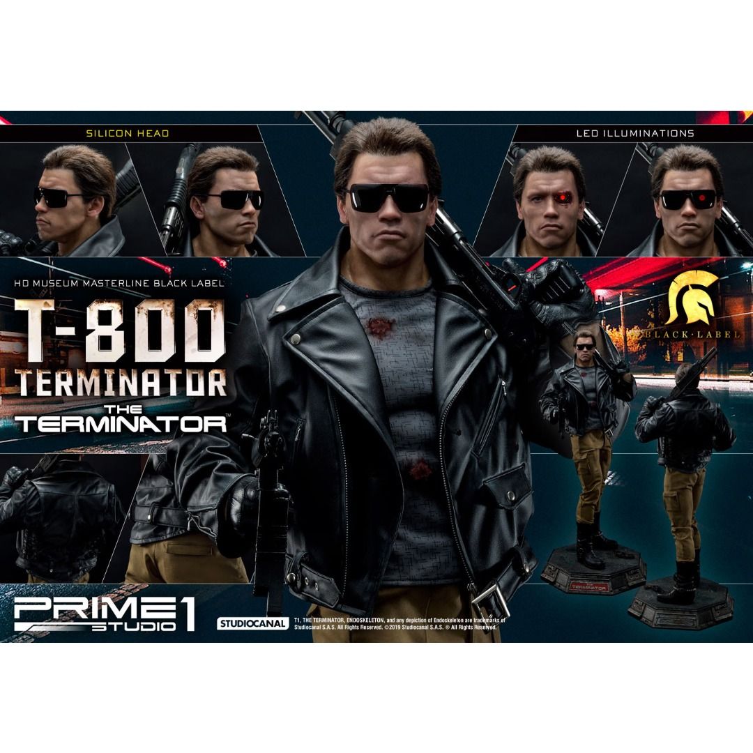 Prime 1 Studio T-800 Terminator 1:2 Scale High Definition Museum ...