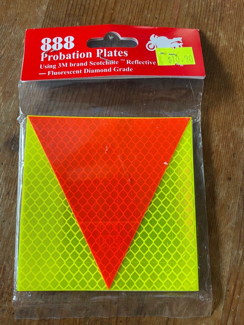 Probation Plate For Motorcycle (New), Motorcycles, Motorcycle ...