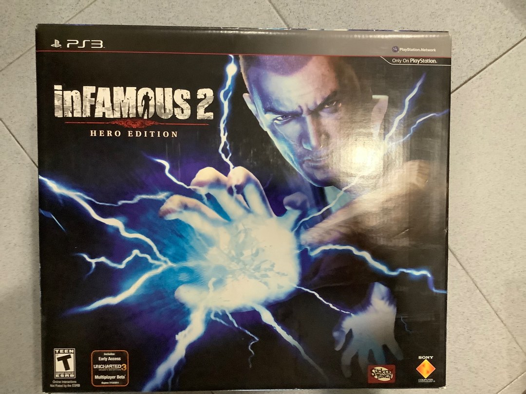 PS3 Infamous 2 - Hero edition, Video Gaming, Video Games, PlayStation ...